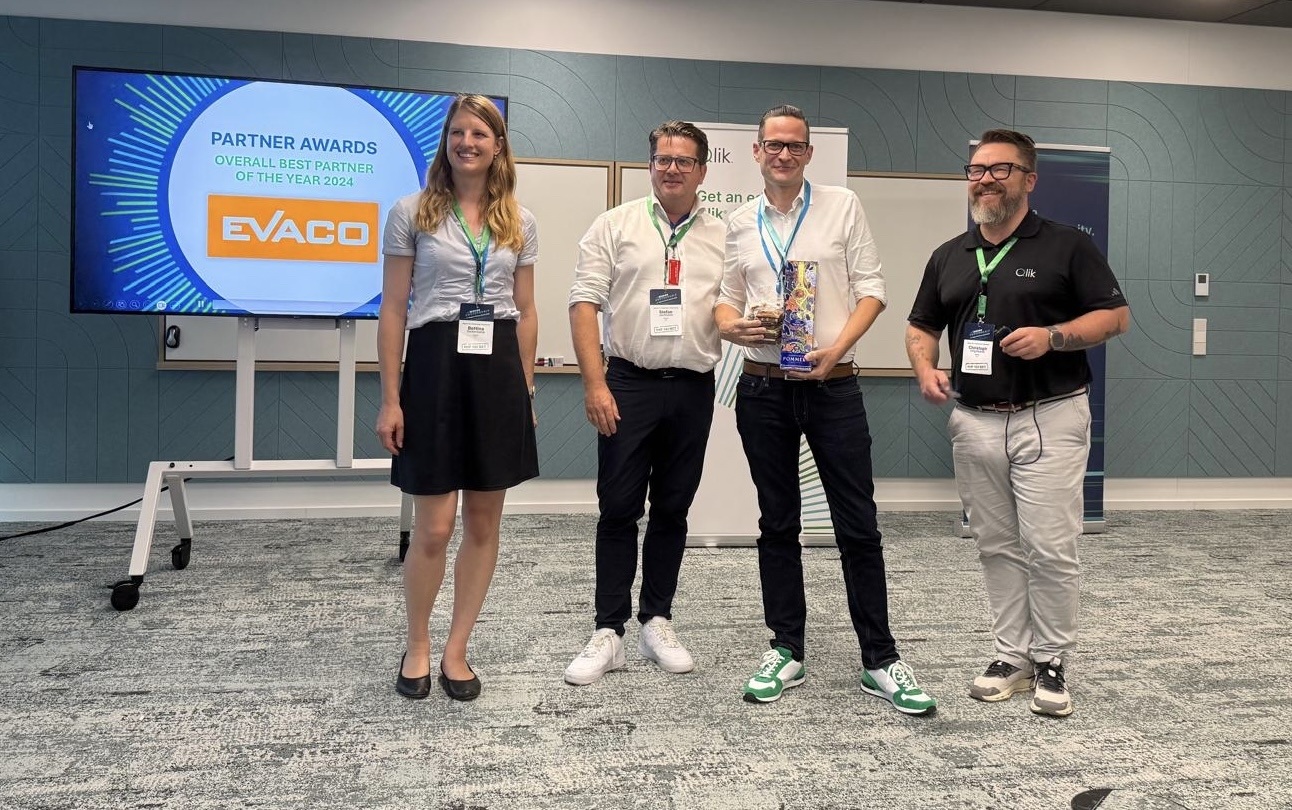 EVACO als „Qlik Overall Best Partner of the Year“ ausgezeichnet, EVACO ...