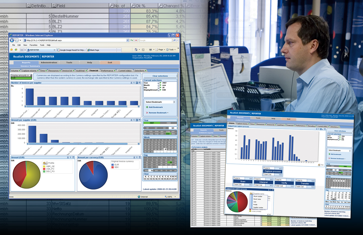 Statistiktool Reporter jetzt in SAP integriert, ReadSoft AG, Story ...