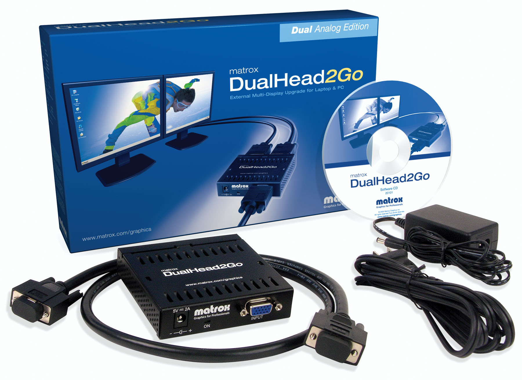 NEU: " Matrox DualHead2Go"- Multi-Display-Erweiterung auf völlig neue ...