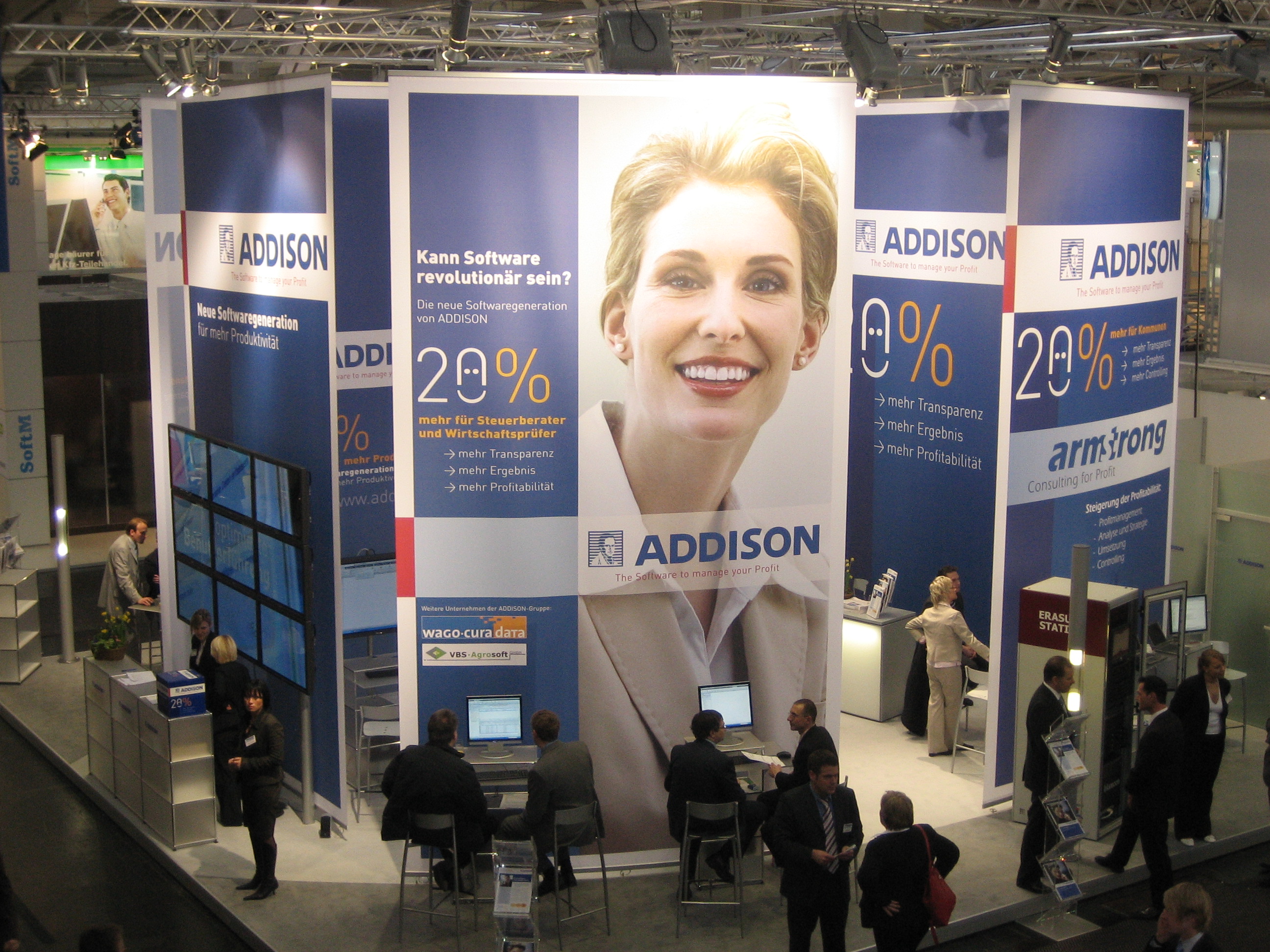 ADDISON auf der CeBIT 2008: Produktivität und Gewinn steigern durch Vorgangsorientierte Software ...