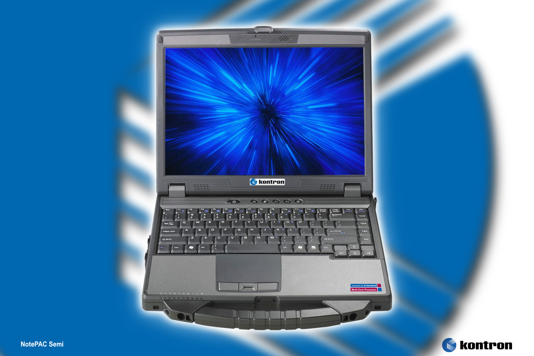 Kontron NotePAC Semi: Semi-Rugged Business Notebook mit Intel® Centrino ...