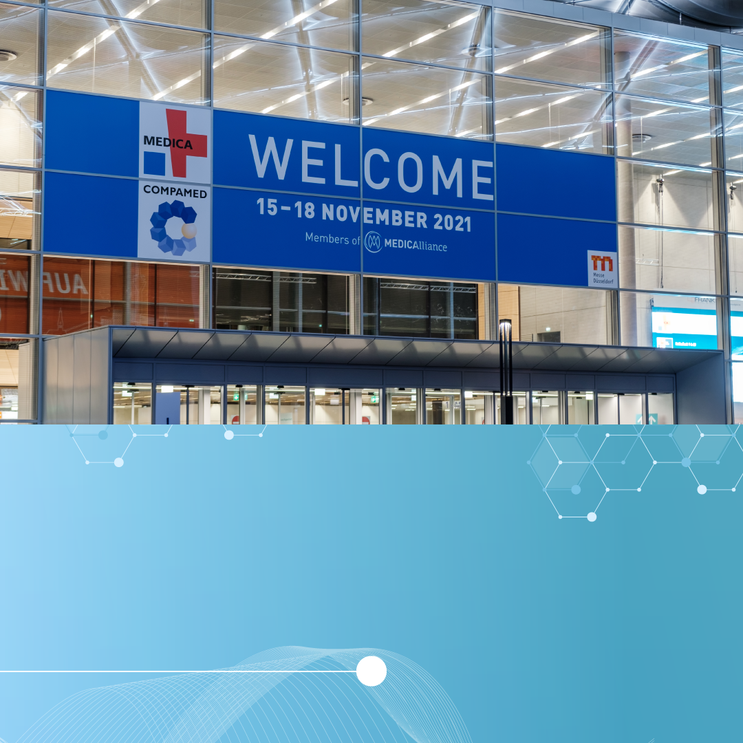 MedRhein mit Stand auf der MEDICA 2022 Messe in Düsseldorf, MedRhein ...
