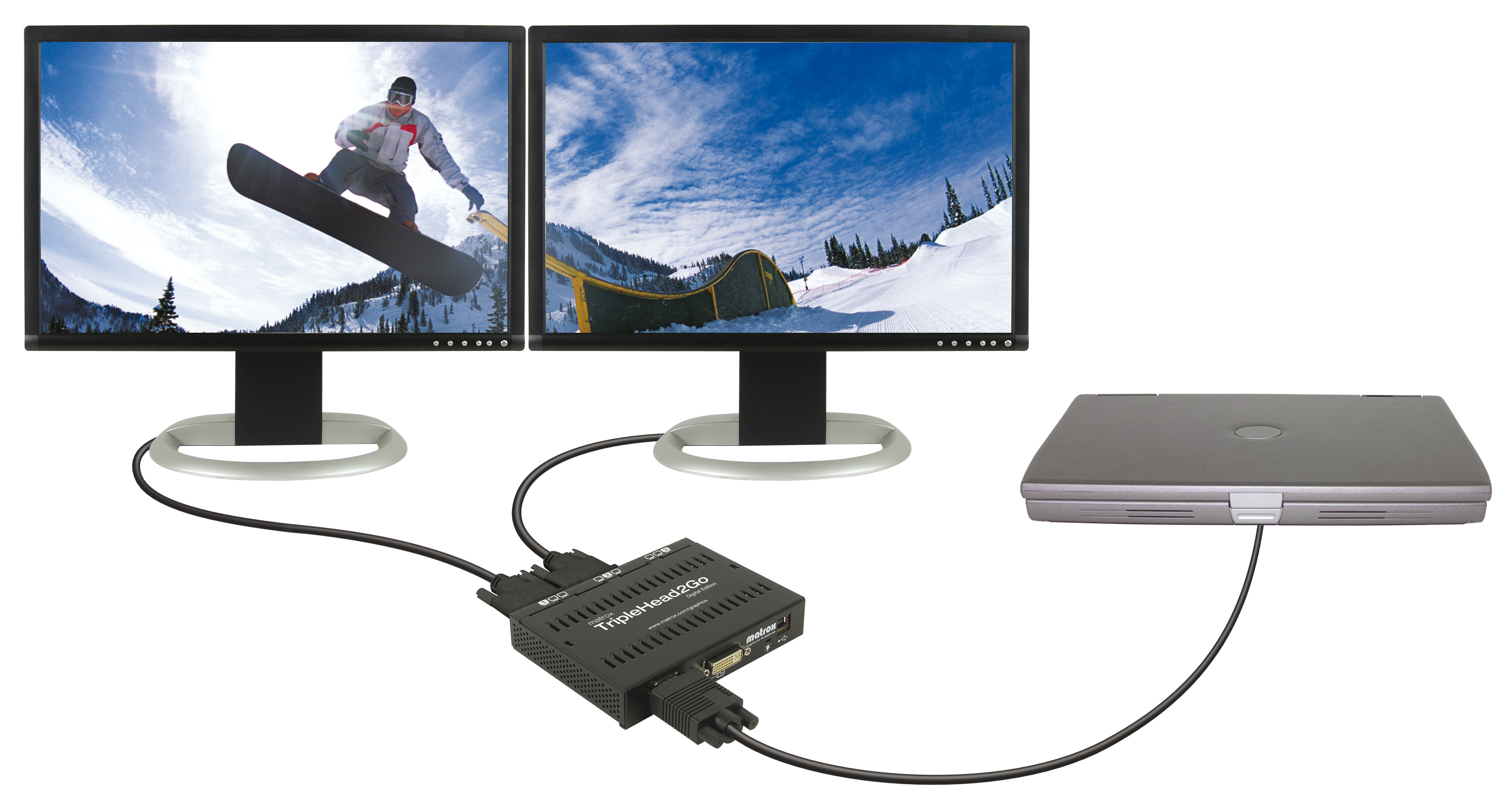 NEU: Matrox TripleHead2Go Digital Edition - jetzt mit digitalen Ein ...