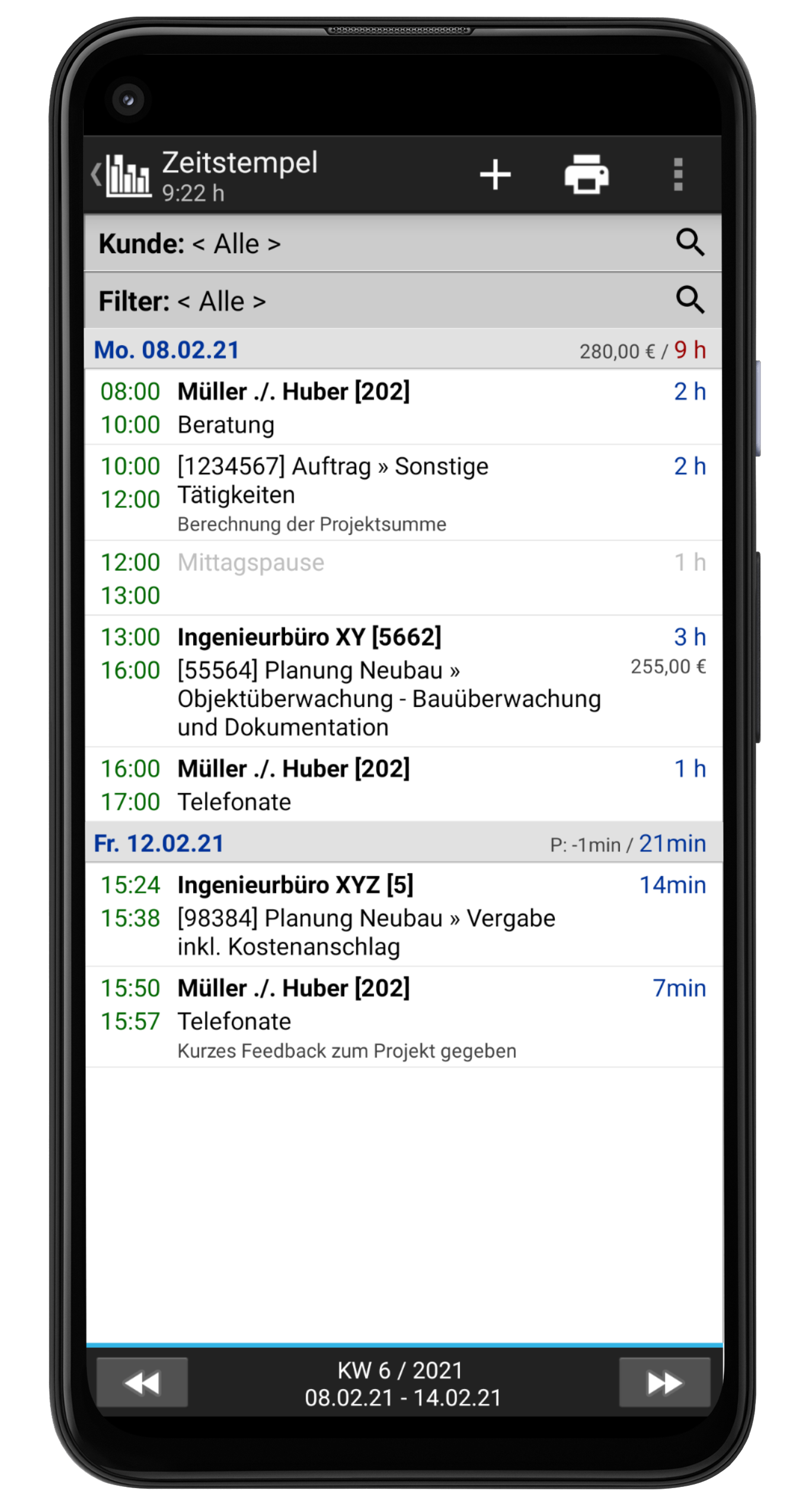 Xpert-Timer optimiert die Projektzeiterfassung von unterwegs, Xpert-Timer Software, Story ...