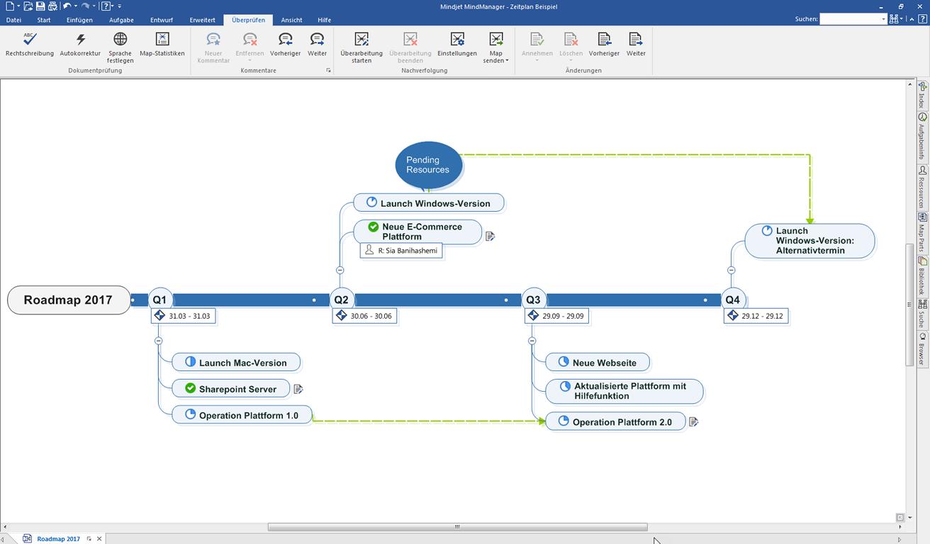 Mit MindManager 2017 für Windows können Aufgaben und Projekte einfacher ...
