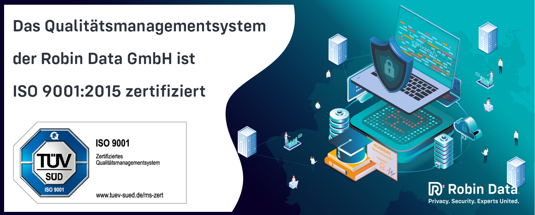 Qualitätsmanagementsystem der Robin Data GmbH ist erfolgreich ISO 9001: ...