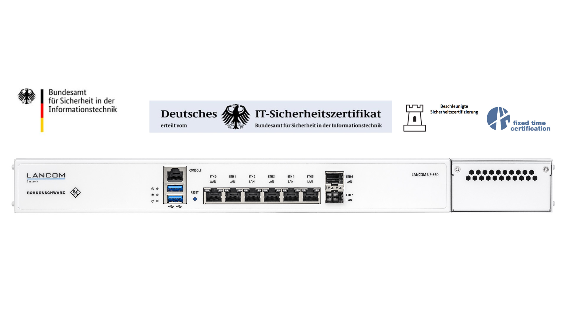Bundesamt für Sicherheit in der Informationstechnik zertifiziert LANCOM R&S®Unified Firewall UF ...