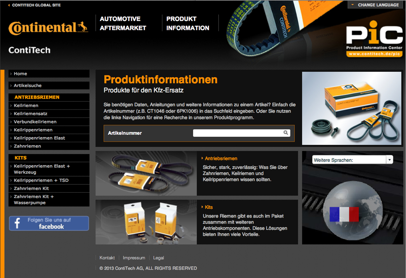 Anwenderfreundlich und modern: Der neue Internetauftritt von ContiTech ...