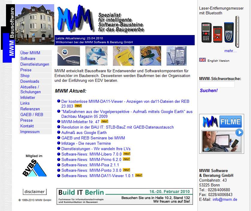 Alte Homepage nach 11 Jahren abgeschaltet - www.mwm.de neu ist online, MWM Software & Beratung ...