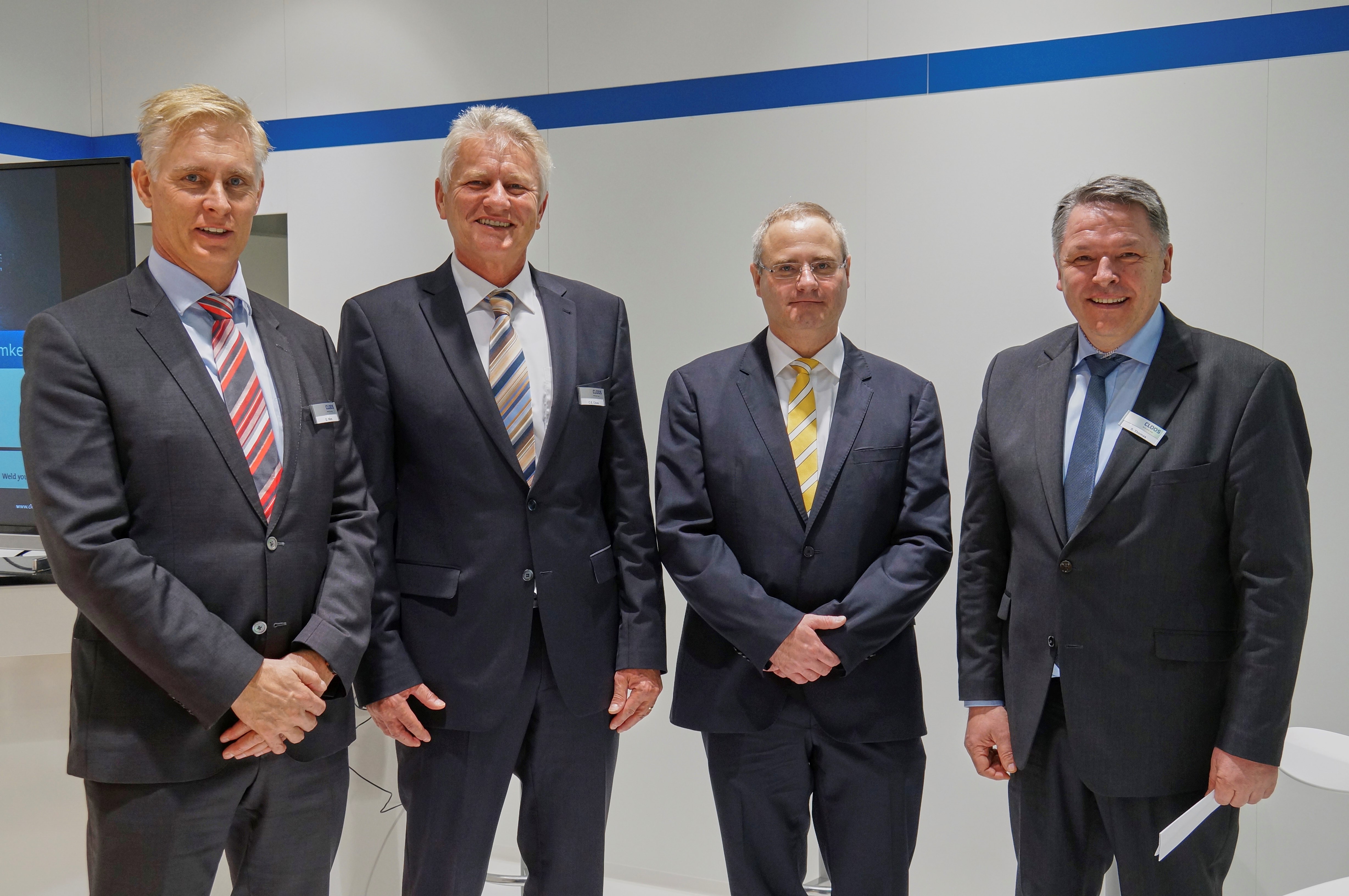 Statement zur Zusammenarbeit der Unternehmen Cloos und Baumüller, Carl ...