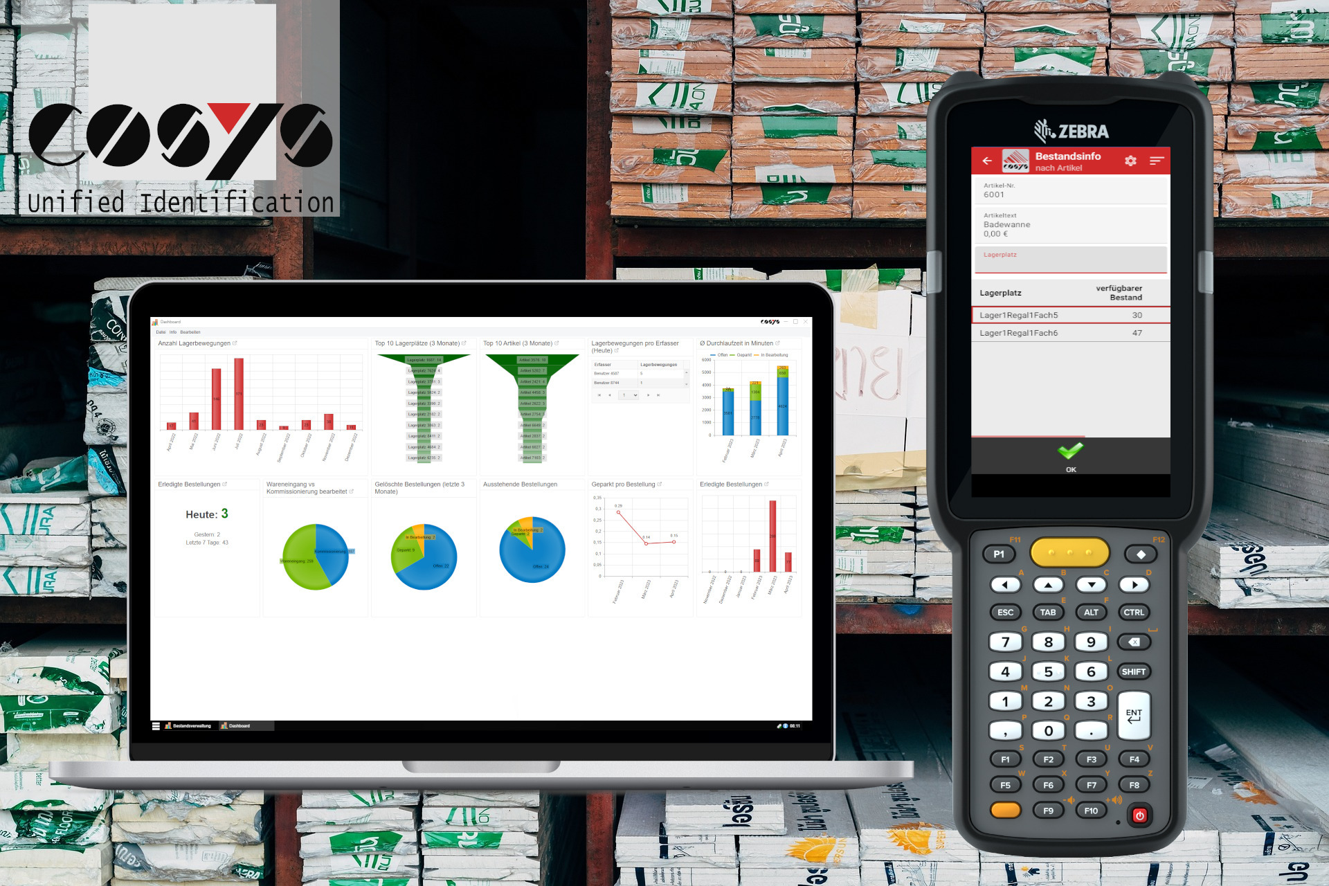 Baustofflager verwalten mit Lagerverwaltungssoftware für kleine ...