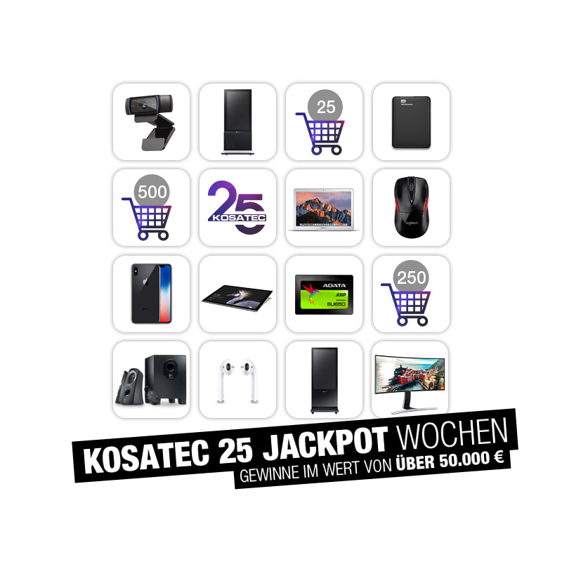 KOSATEC feiert 25-jähriges Jubiläum und verlost Preise im Wert von über ...