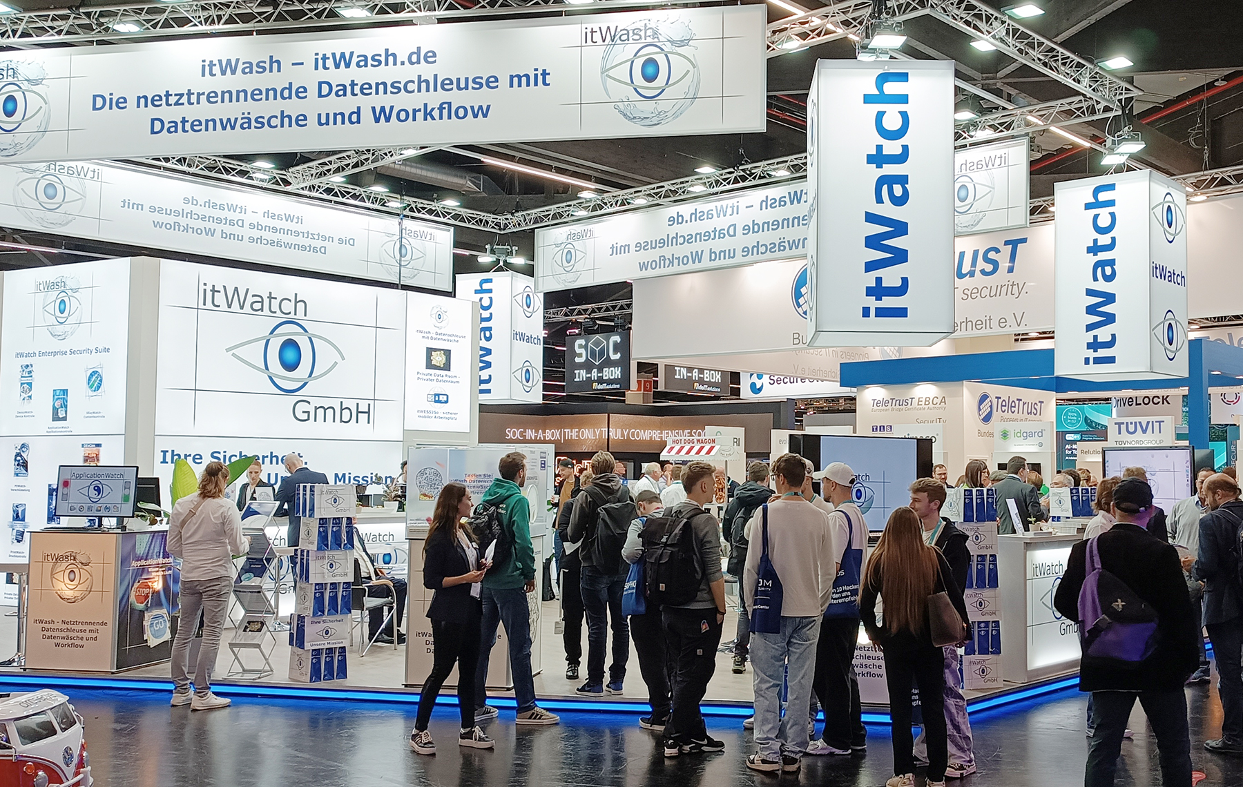 itWatch präsentiert Cybersecurity-Highlights und Cyberdome auf der it-sa 2025 in Nürnberg ...