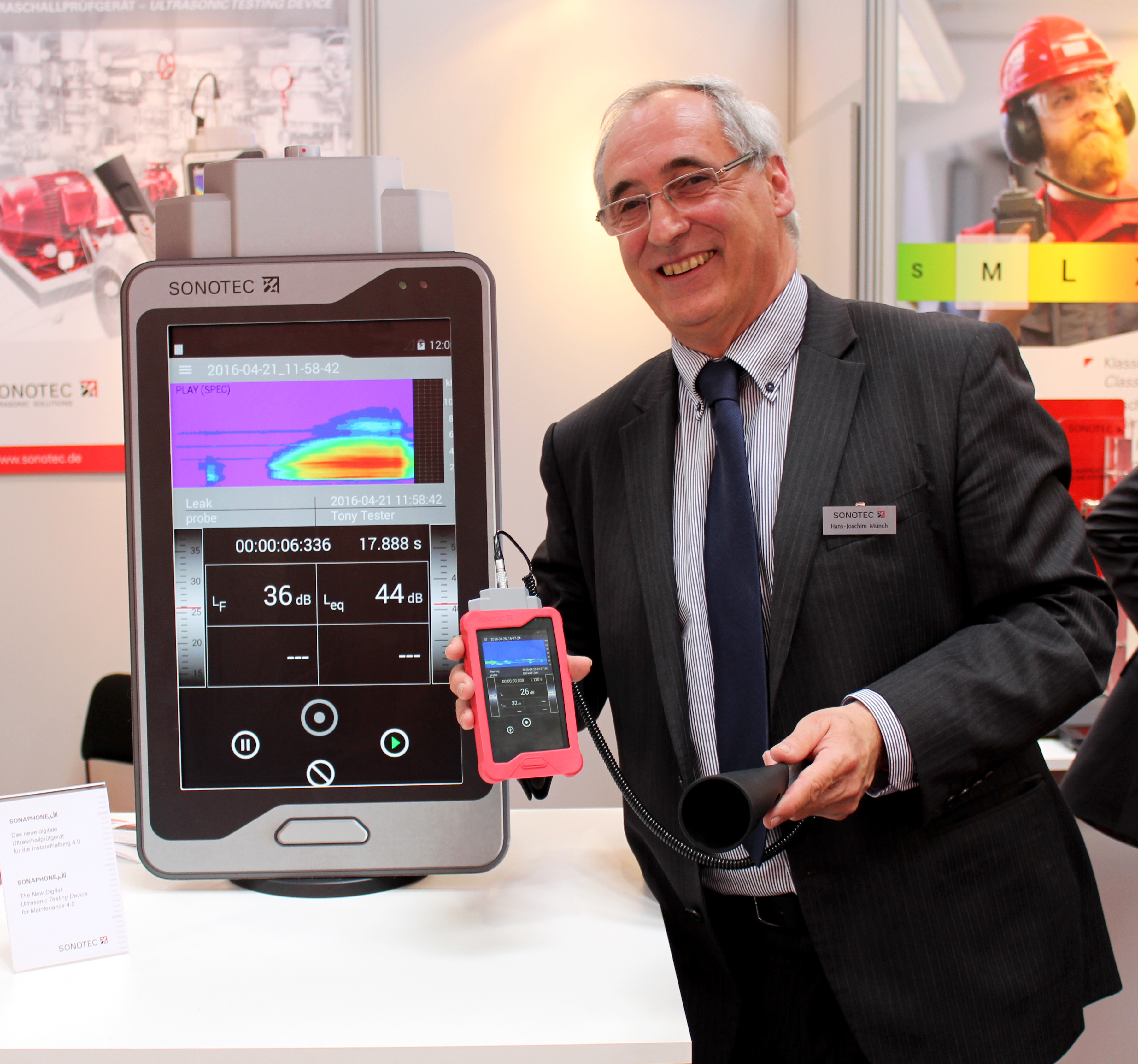 Innovatives Ultraschallprüfgerät für die Instandhaltung 4.0, SONOTEC ...