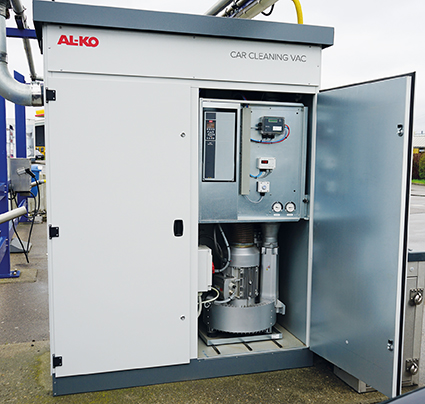 Waschstraßen von Holz mit AL-KO Hochvakuum-Absaugtechnik, AL-KO THERM ...