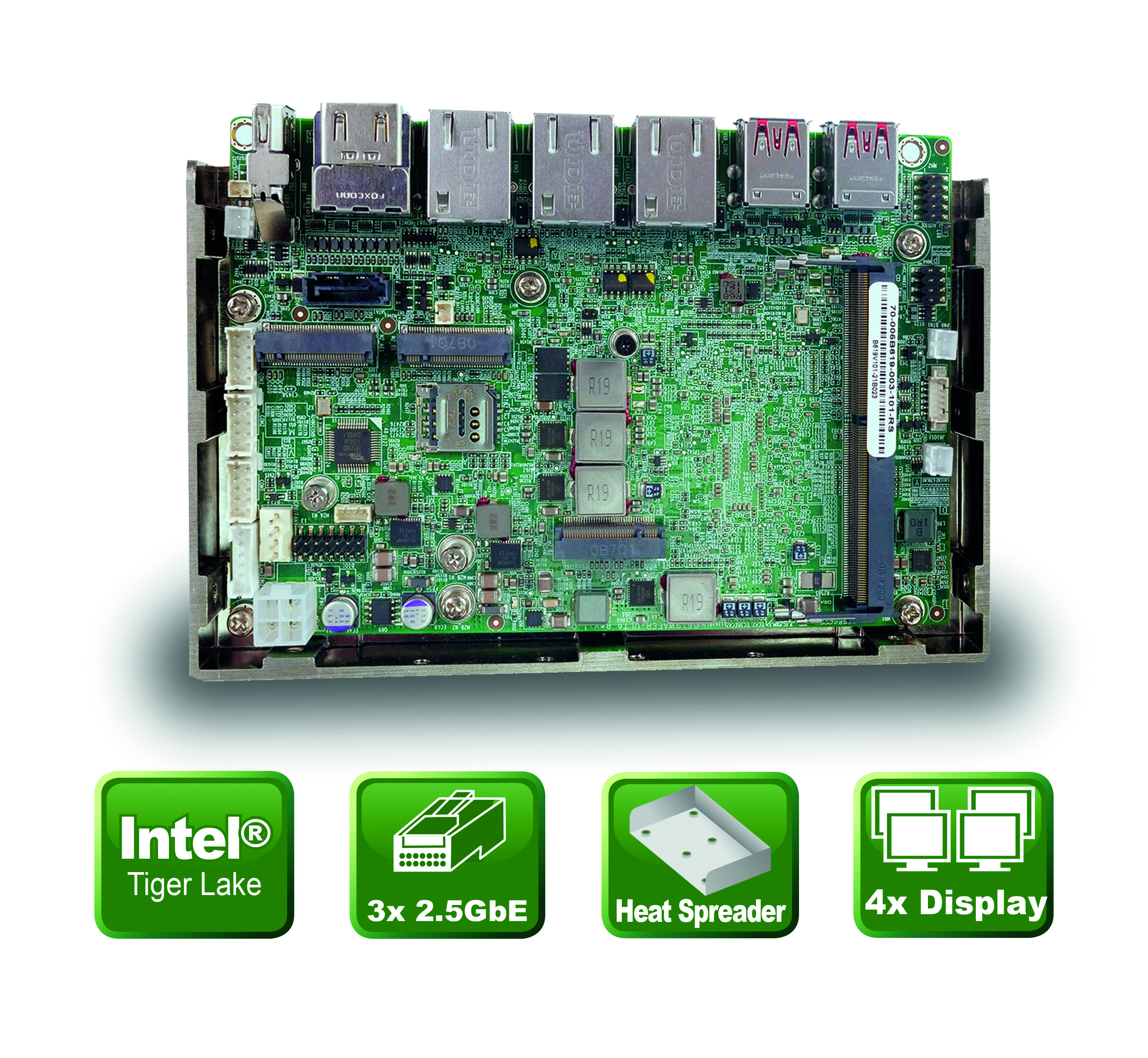 3,5” WAFER-TGL Embedded Board with Tiger Lake Processor, ICP ...