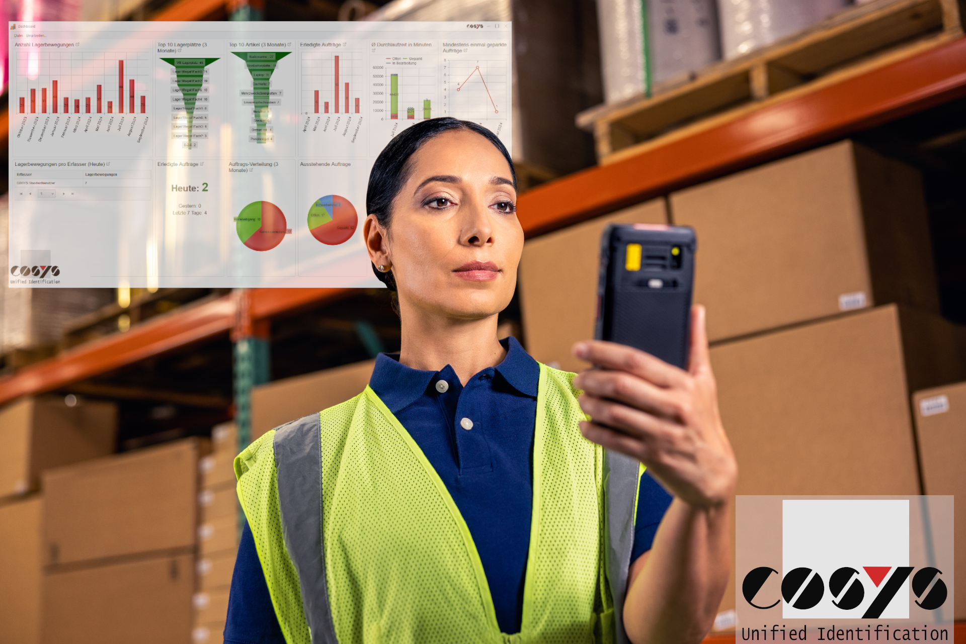 Lagerverwaltungssoftware mit Prozessdatenanalyse, Cosys Ident GmbH, Story - PresseBox