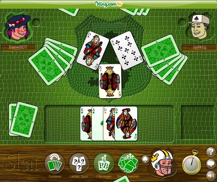 Mitspieler gesucht - Skat gegen Hella von Sinnen und Georg Uecker für ...