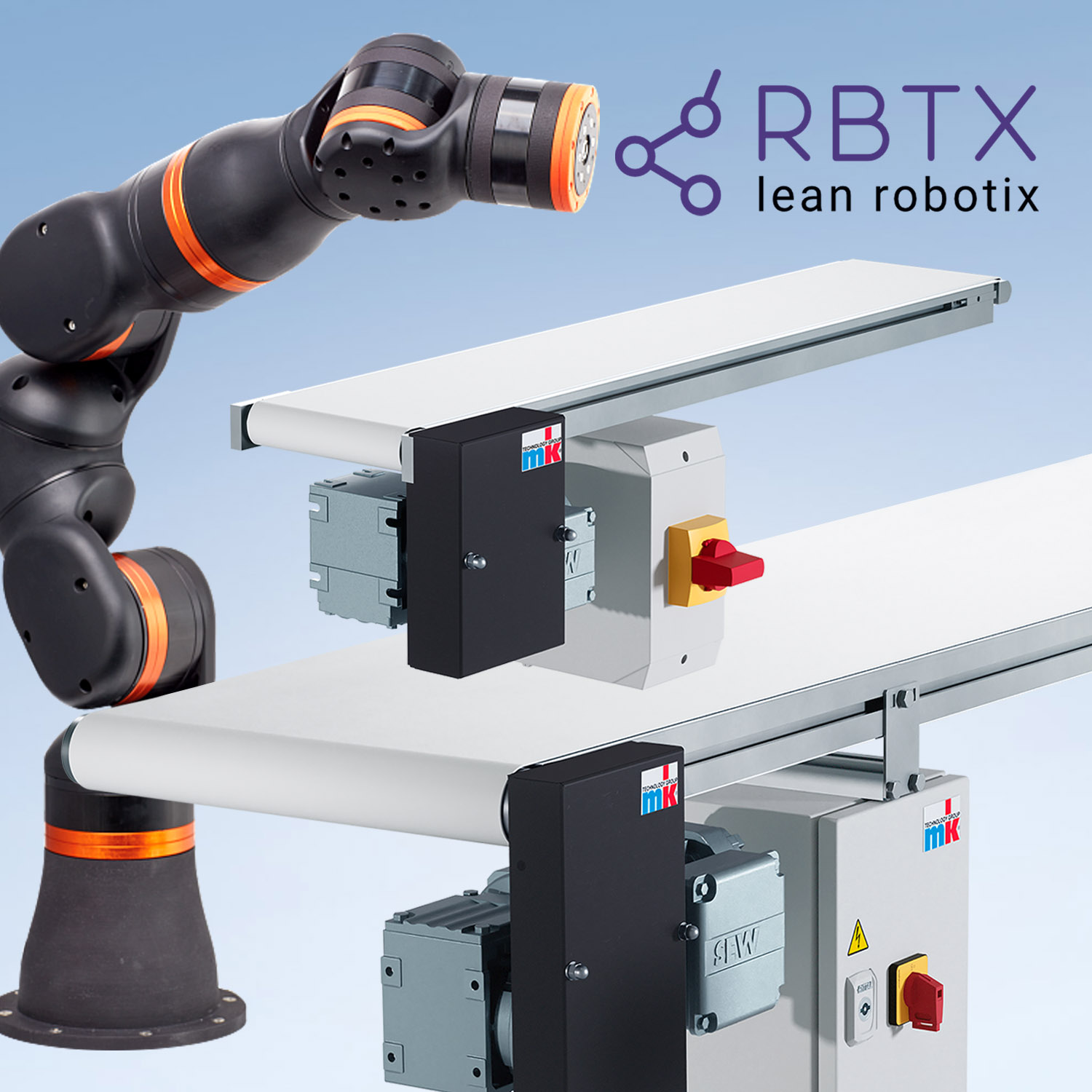 Zuverlässige Fördertechnik für RBTX Low-Cost-Automation, mk Technology ...