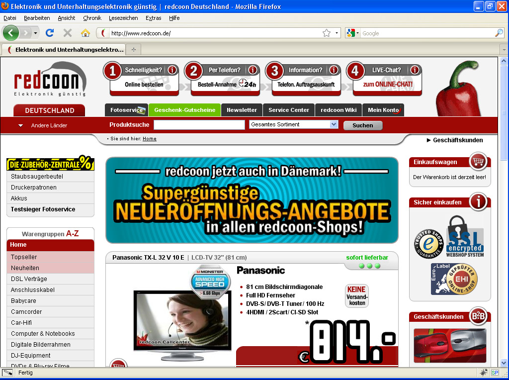 Expansionskurs hält an: redcoon eröffnet neuen Online-Shop in dänischer ...