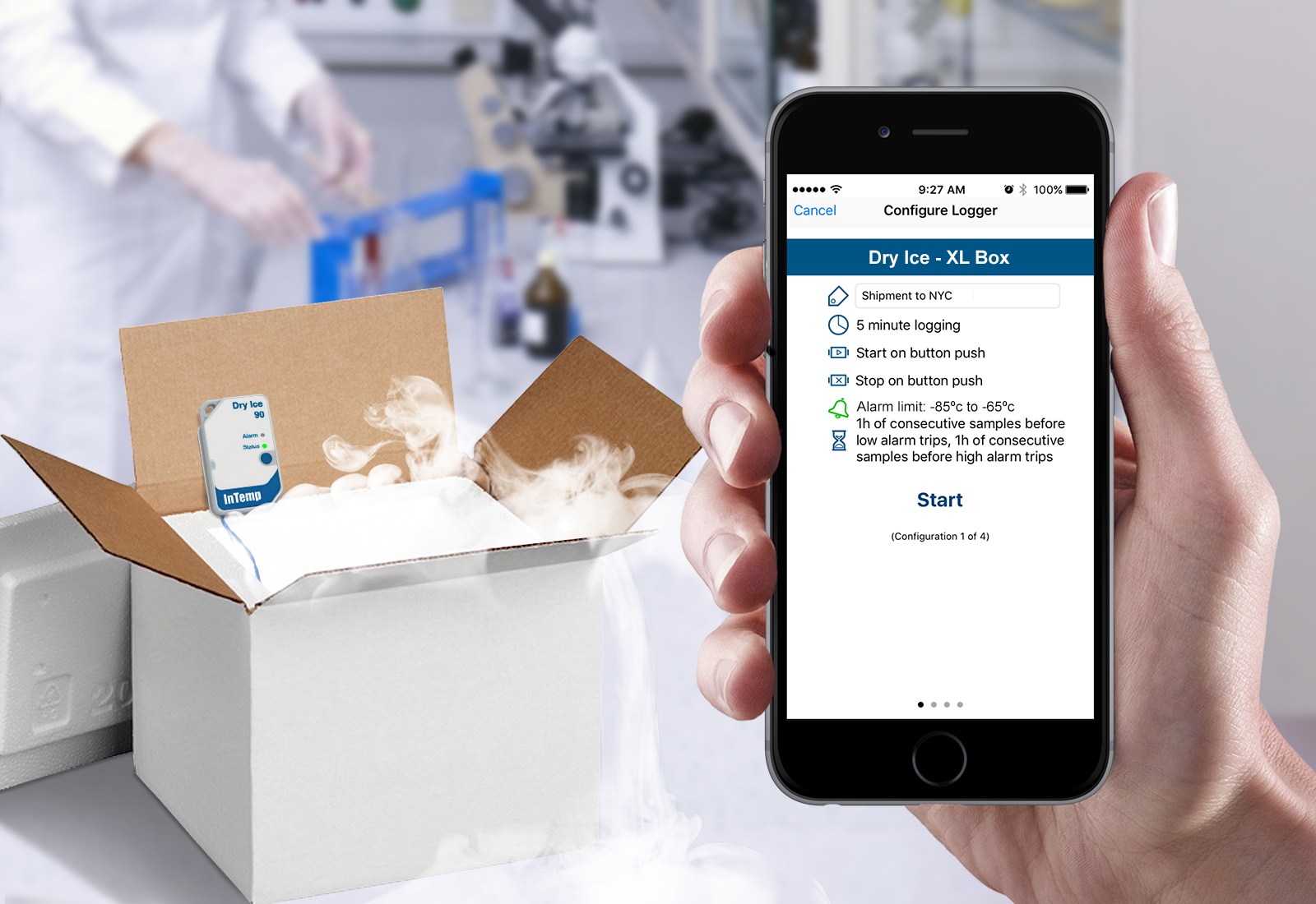 Überwachung der Pharma-Kühlkette mit InTemp by Onset Temperatur ...