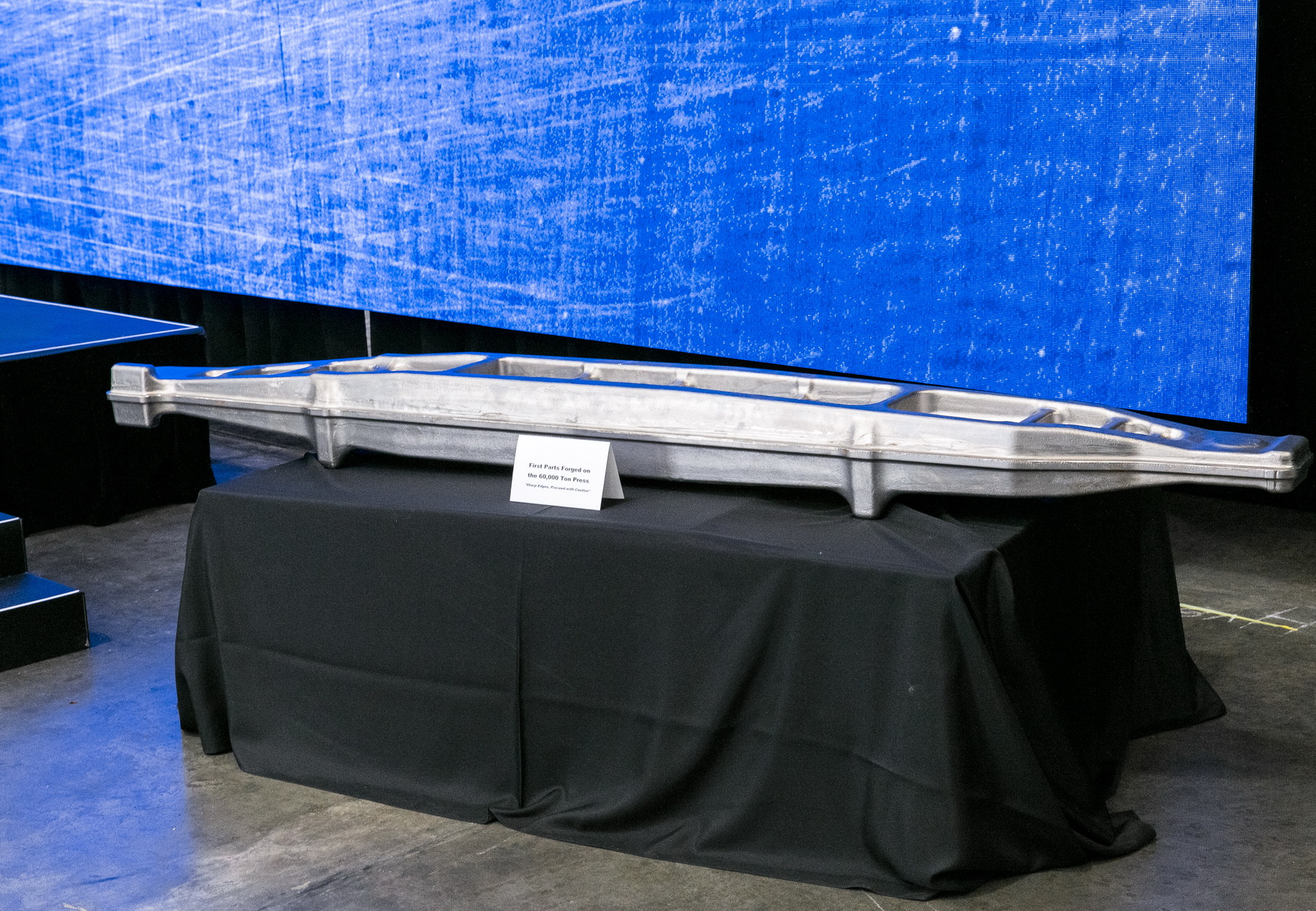 Grand opening ceremony of the world's largest, pull-down die forging ...