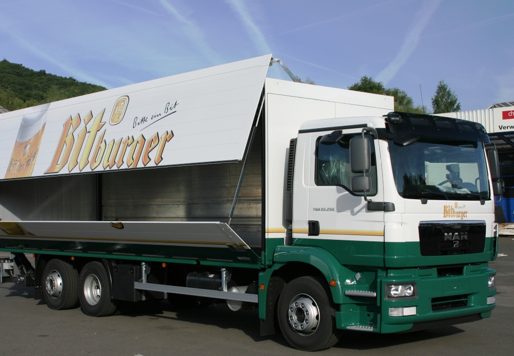 Bitburger Brauerei mit neuem Fuhrpark, Orten Betriebs GmbH, Story ...