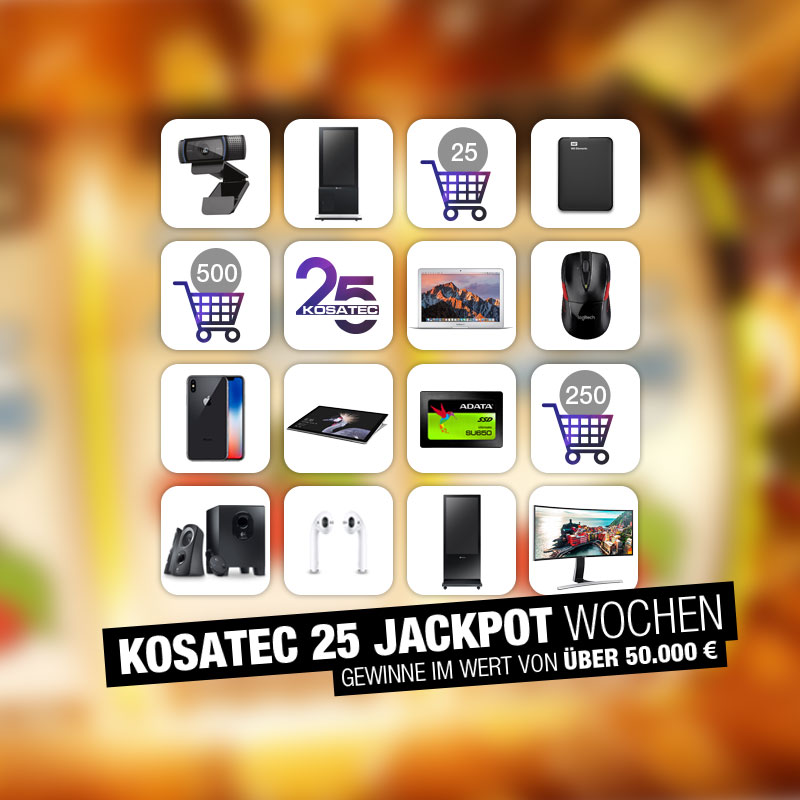 KOSATEC feiert 25-jähriges Jubiläum und verlost Preise im Wert von über ...