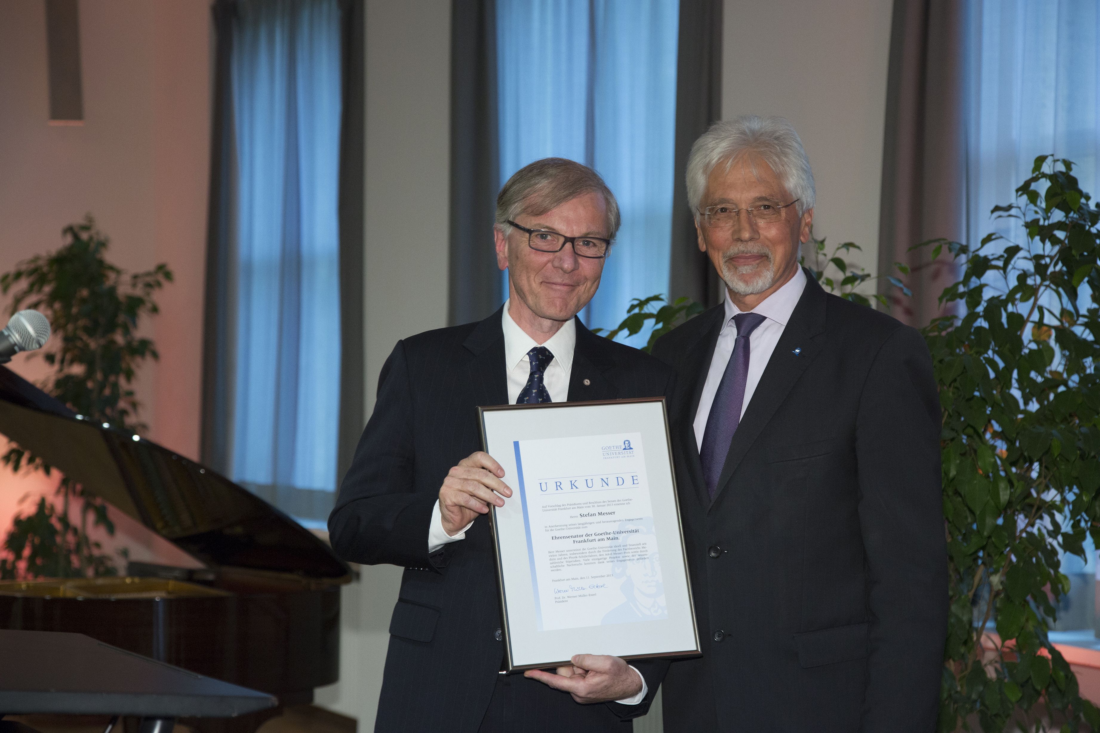 Stefan Messer zum Ehrensenator ernannt, Messer SE & Co. KGaA, Story ...