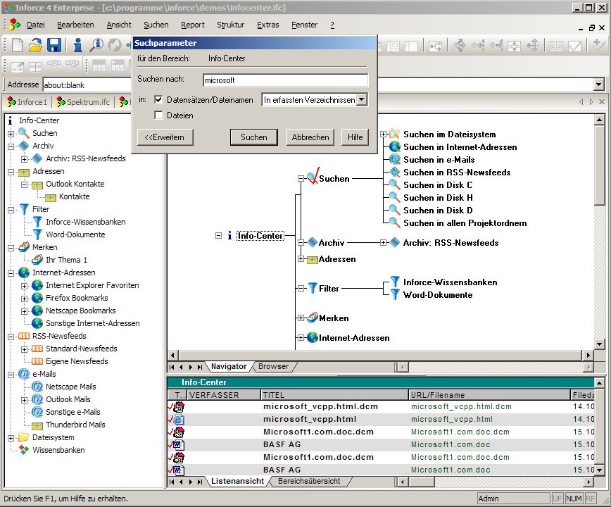 Schneller und übersichtlicher Dokumentzugriff bei einfacher Bedienung ...