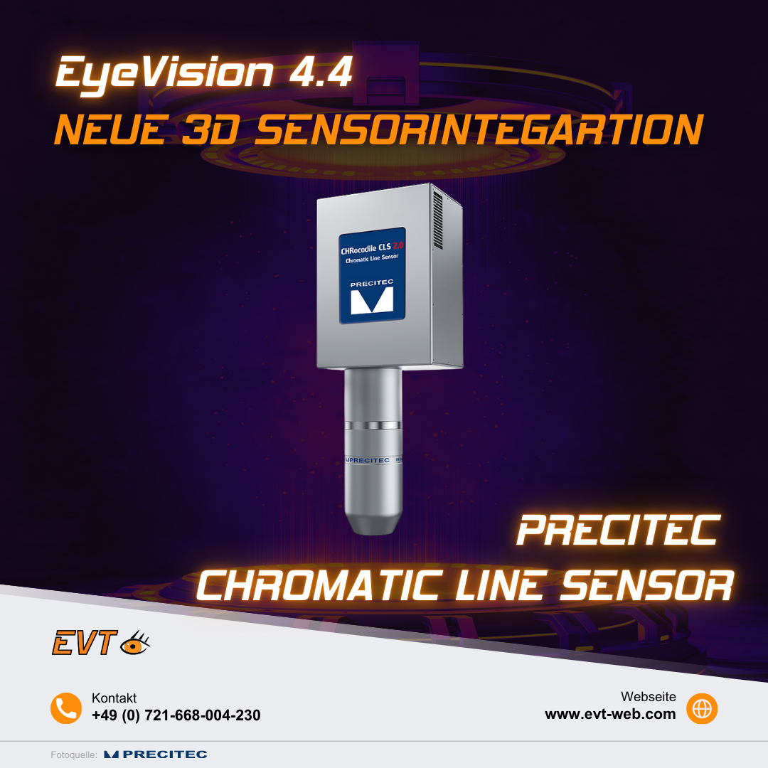EyeVision 4.4: Neue Integration des Precitec CHRocodile CLS 2 Sensor ...