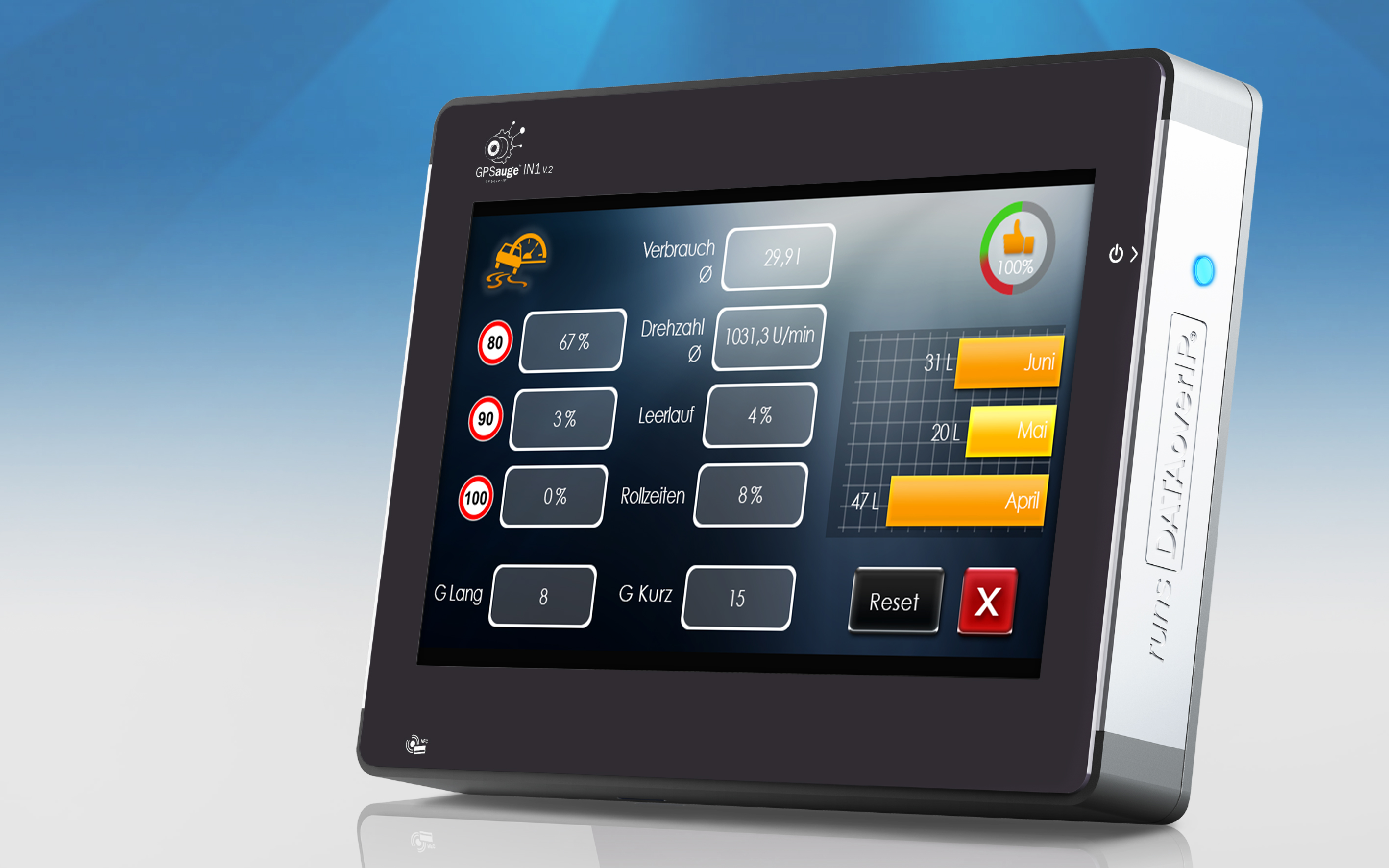 Bordcomputer für das GPSauge IN1 v.2 – mit integrierter Continental ...