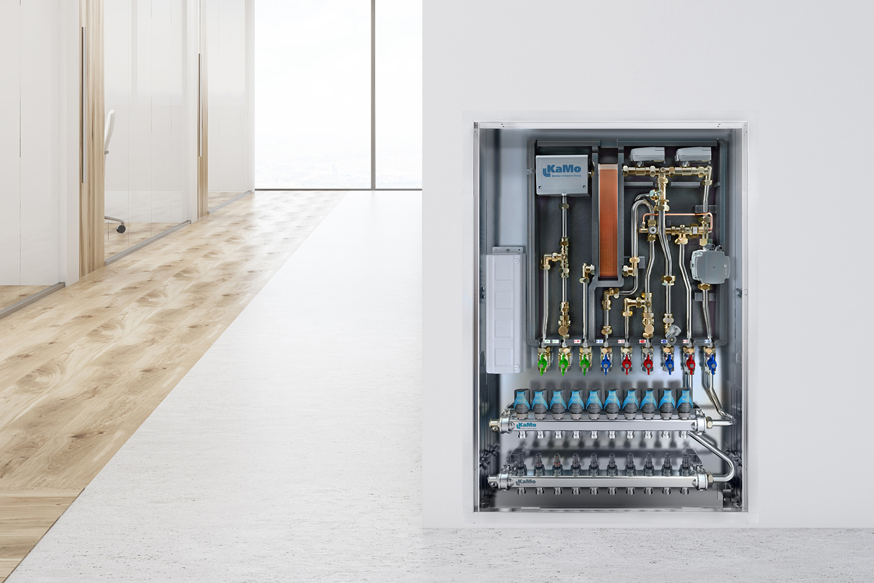 Vollelektronische Wohnungsstation Combi Port E von KaMo, KaMo GmbH ...