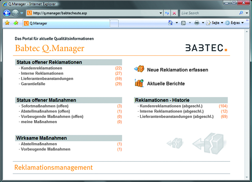 Babtec CAQ auf der Control 2010: Einfach – individuell – zukunftssicher ...