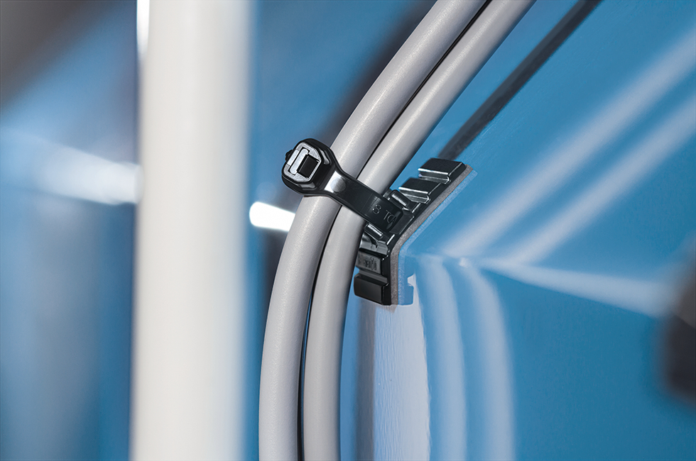 FlexTack – the flexible cable tie mount for virtually any surface, HellermannTyton, Story ...