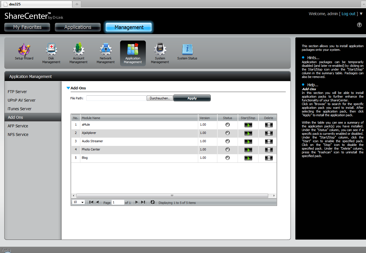 D-Link Sharecenter(TM) Shadow Mit intuitiver Oberfläche und attraktiven ...