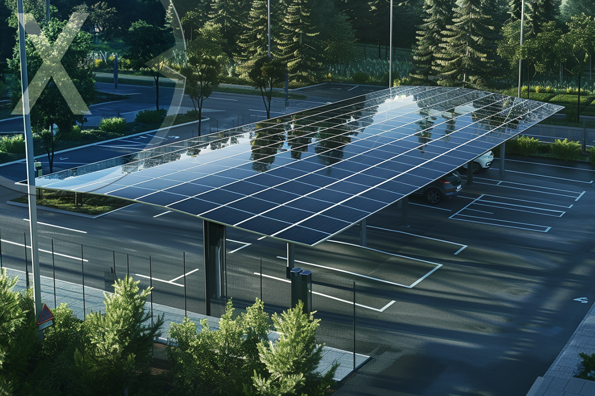Commuter solar parking spaces: PV / solar roofing for park & ride ...