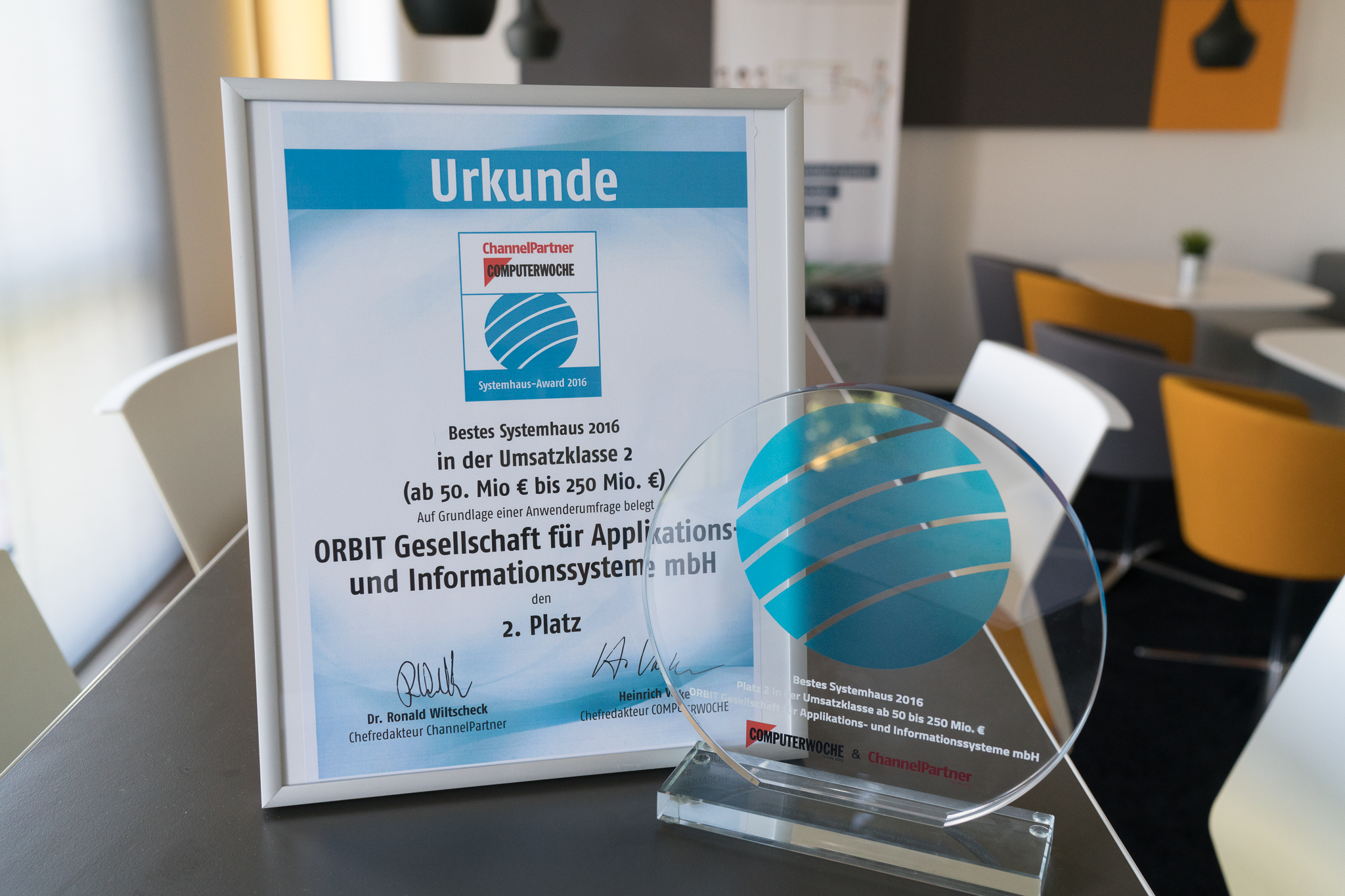 ORBIT erhält Award von COMPUTERWOCHE und ChannelPartner, ORBIT ...