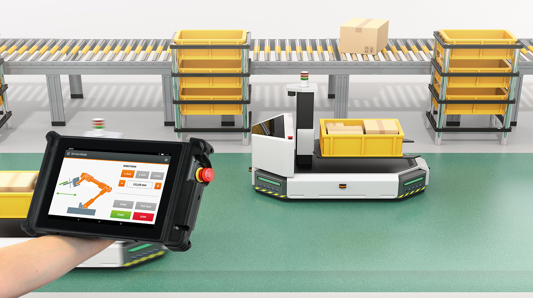 ACD Elektronik at LogiMAT 2025 – Mobile and wireless operation of ...