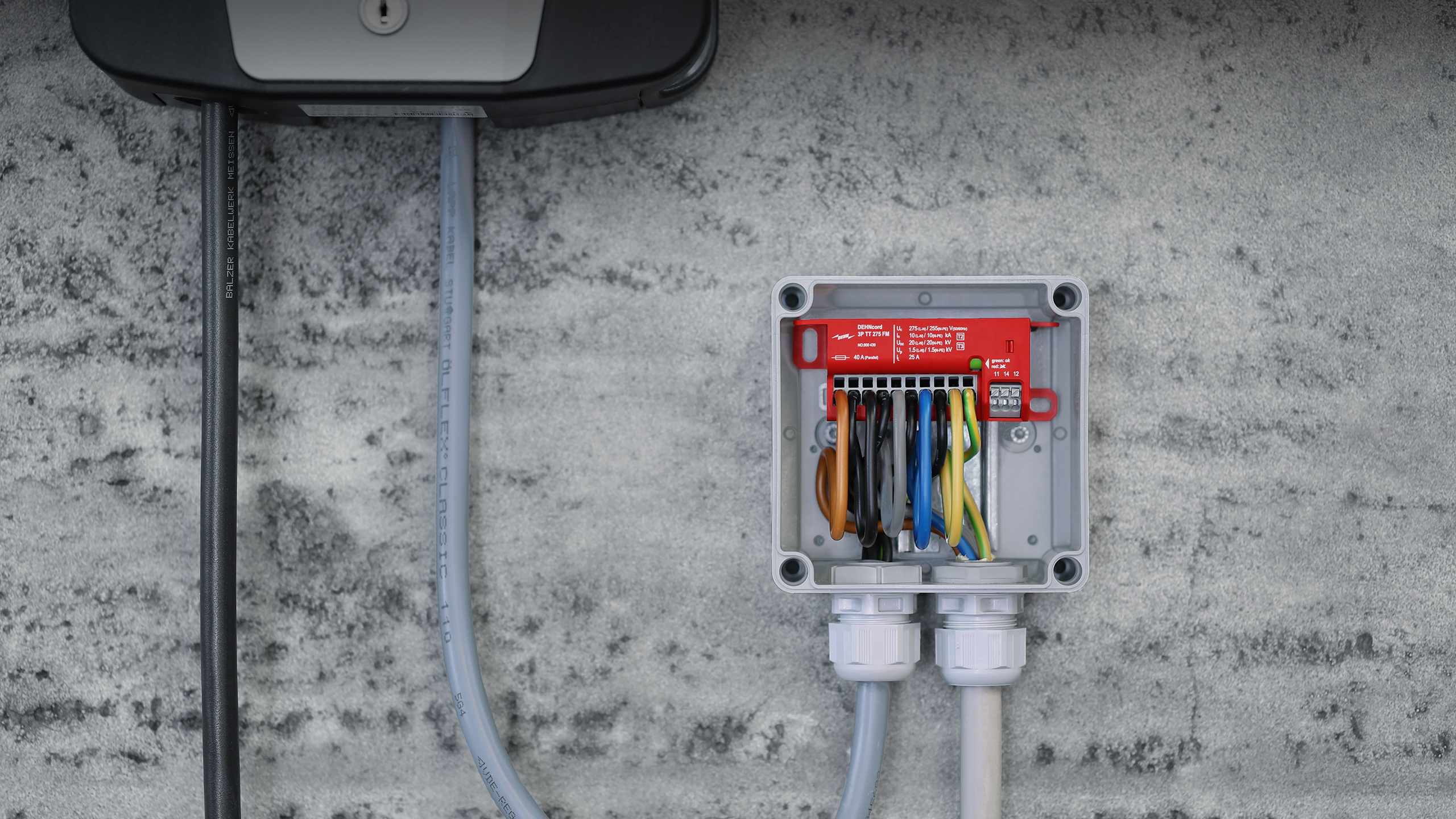 DEHNcube EMOB – Anschlussfertige Systemlösung für die Wallbox zum Schutz vor Überspannungen ...
