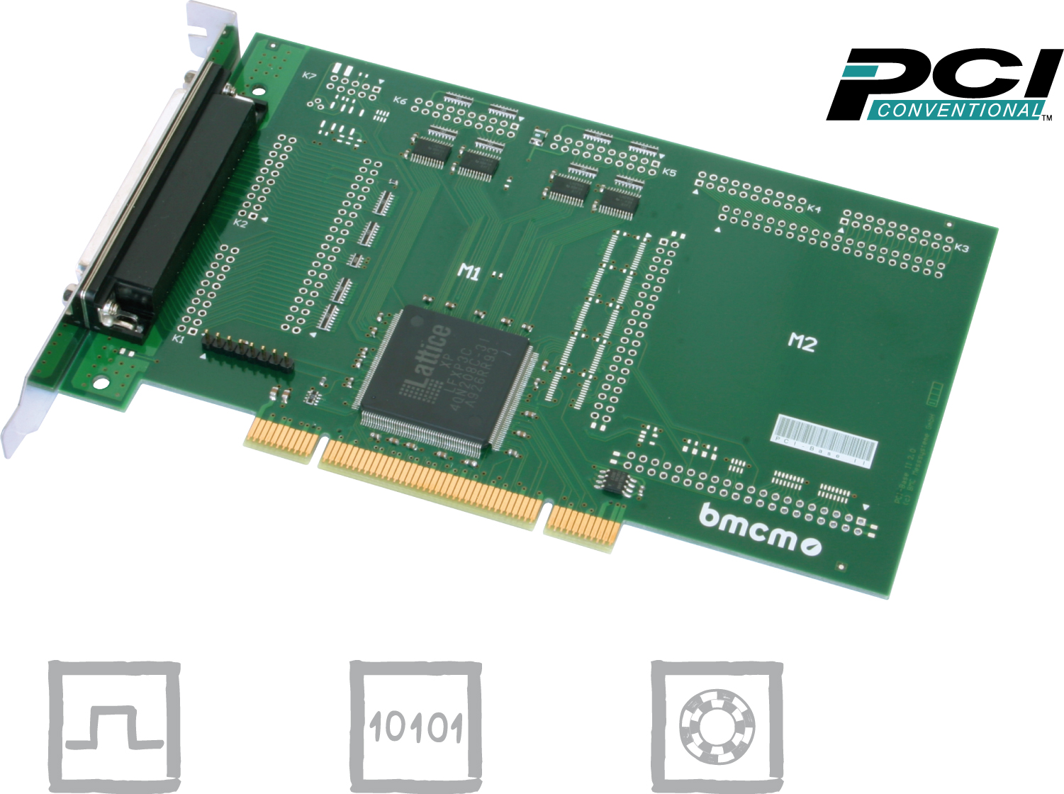 PCI-PIO: Digital I/O card from bmcm with quadrature decoder, BMC ...