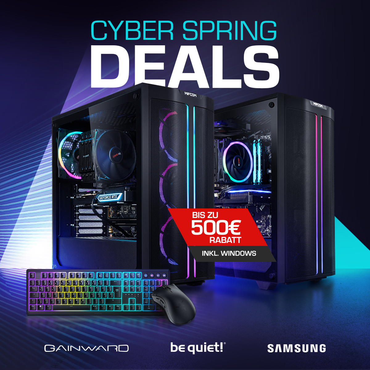 Cyber Spring Sale 2023 bei MIFCOM: dicke Rabatte für Gaming-PCs, MIFCOM ...