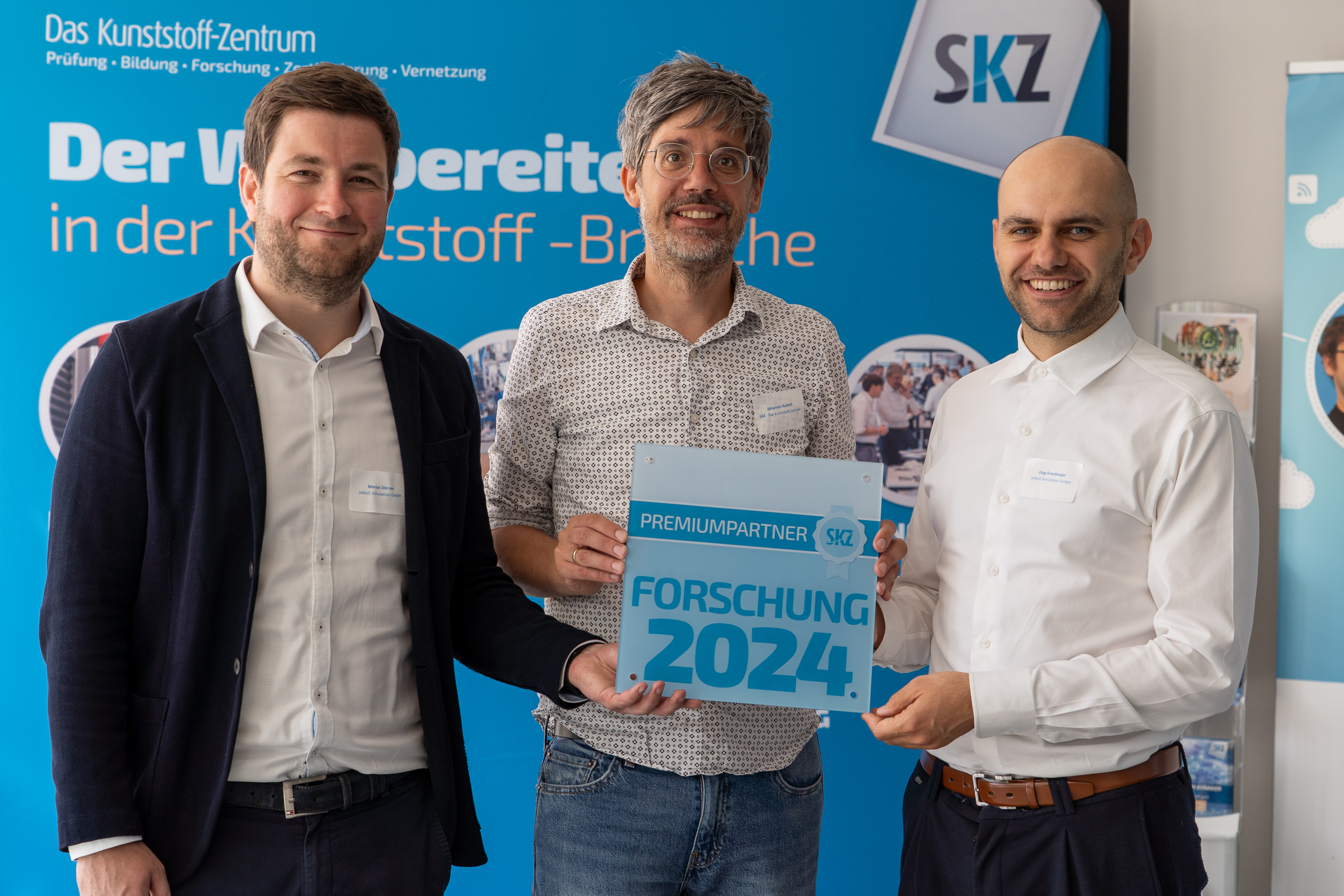 SKZ verleiht Auszeichnung „Premium Partner Forschung“ an IANUS Simulation GmbH, SKZ - Das ...
