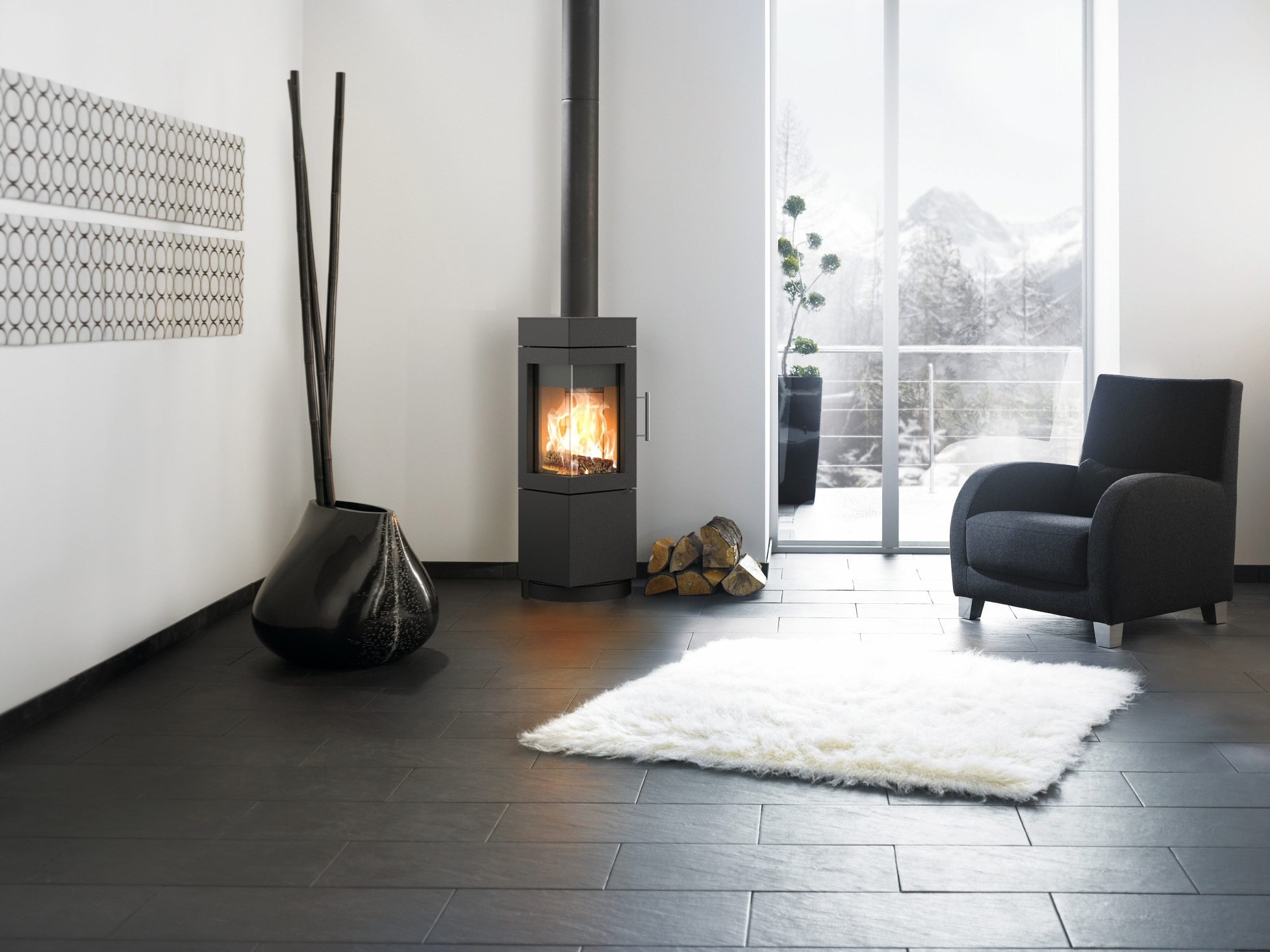 Flammenspiel in raffiniertem Design, Hase Kaminofenbau GmbH, Story ...