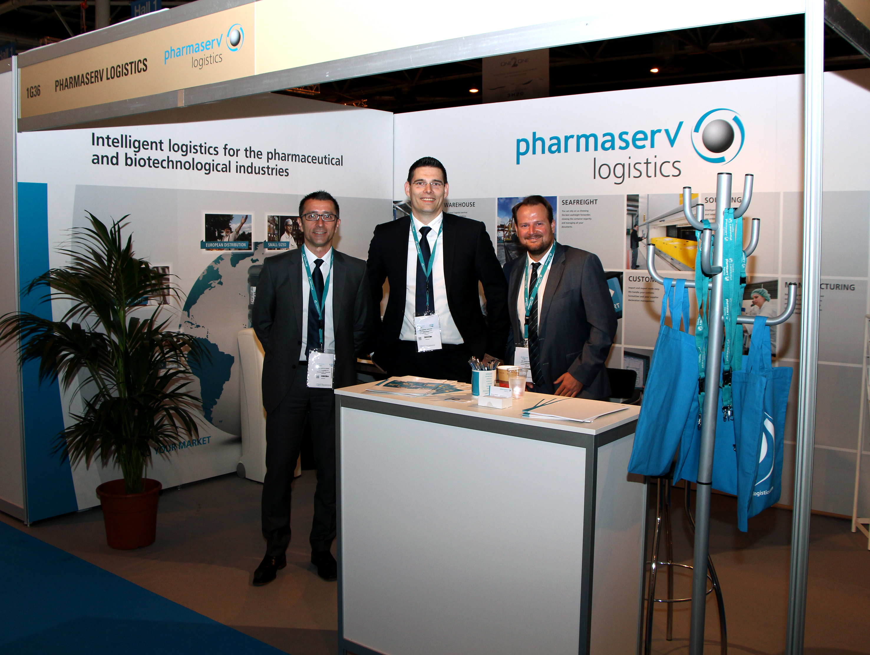Pharmaserv Logistics präsentierte sich erstmals auf der internationalen ...