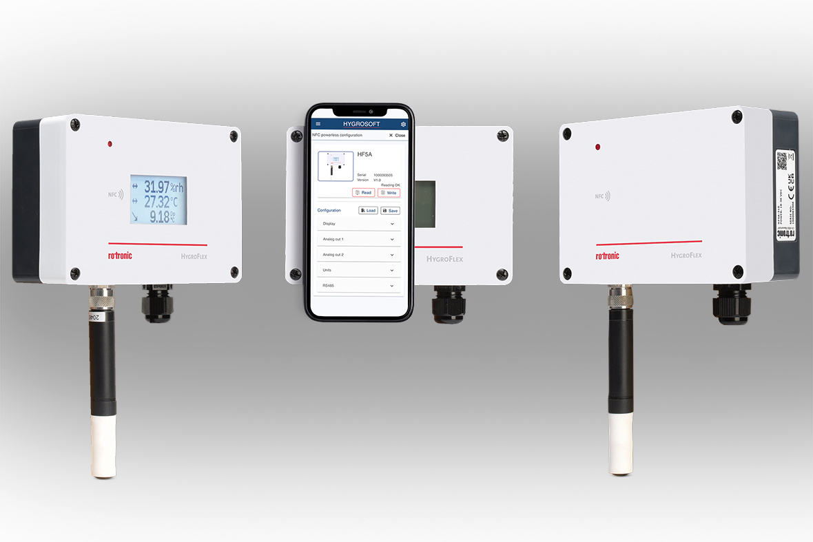 Neuer HygroFlex Advanced HF5A kombiniert Feuchte-, Temperatur- und ...