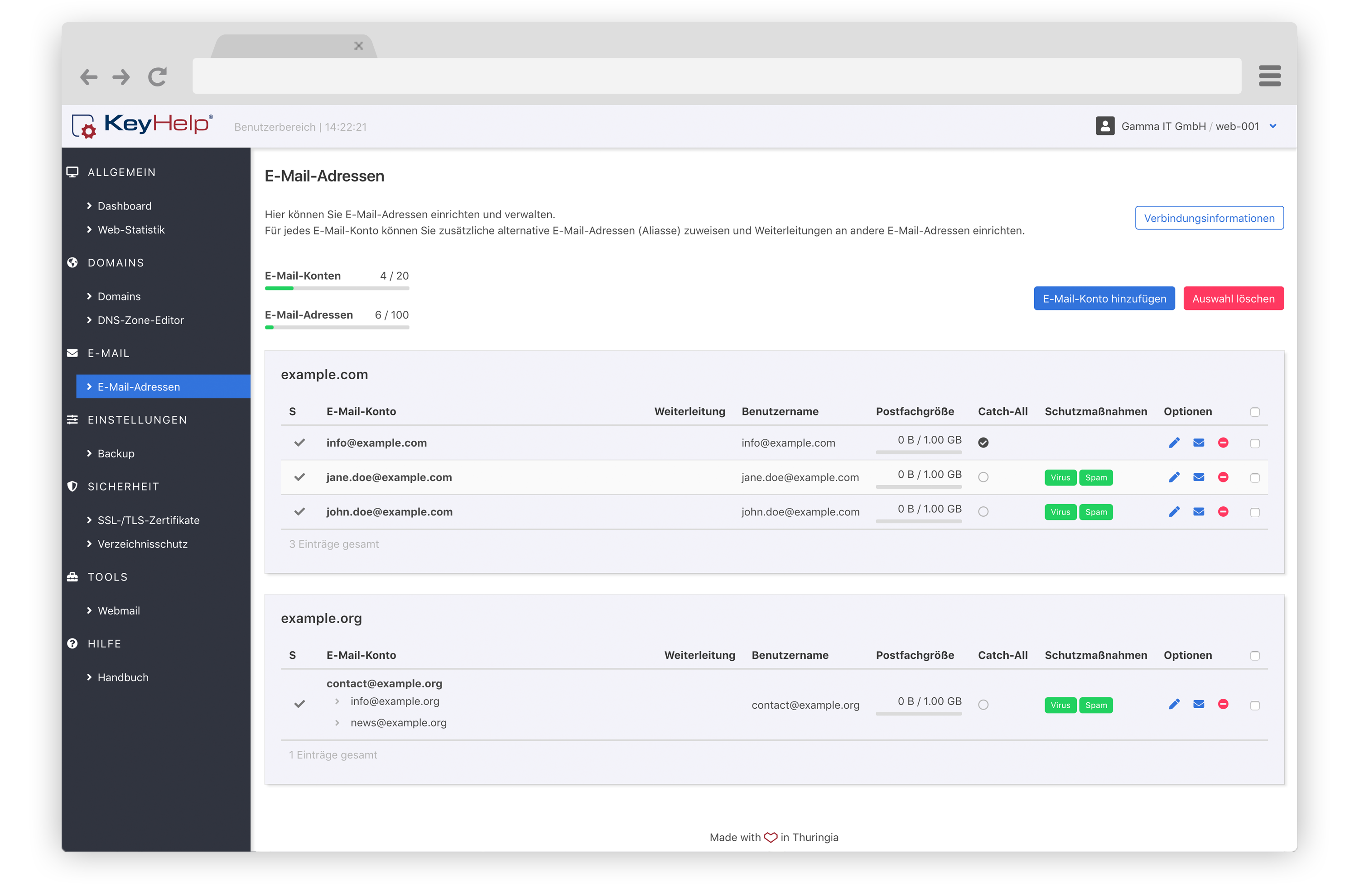 KeyHelp® 18.2 – moderner, nutzerfreundlicher und noch flexibler, Keyweb ...