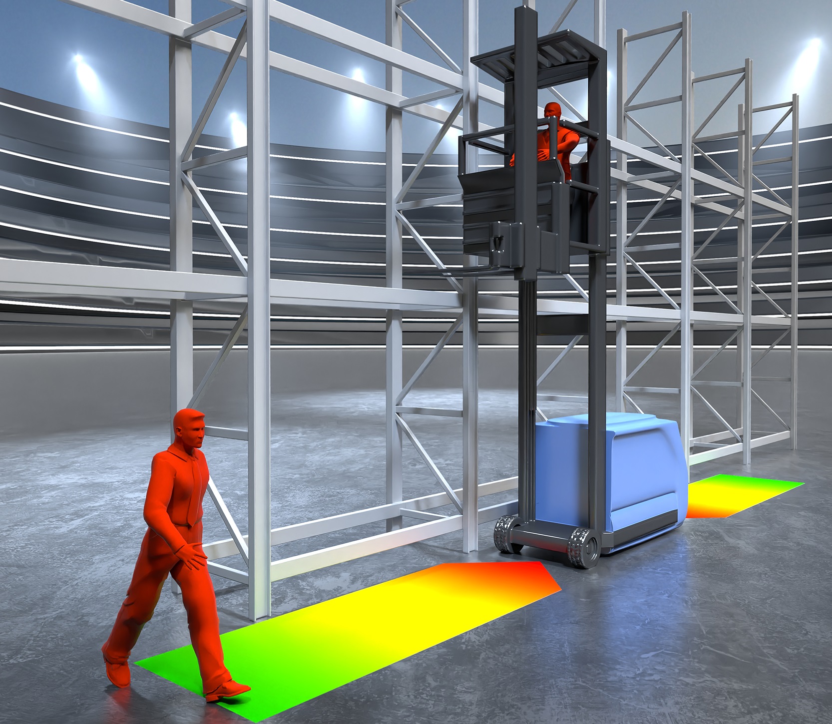 Warehouse safety in narrow aisles: How the tbm GM-107cpu prevents ...