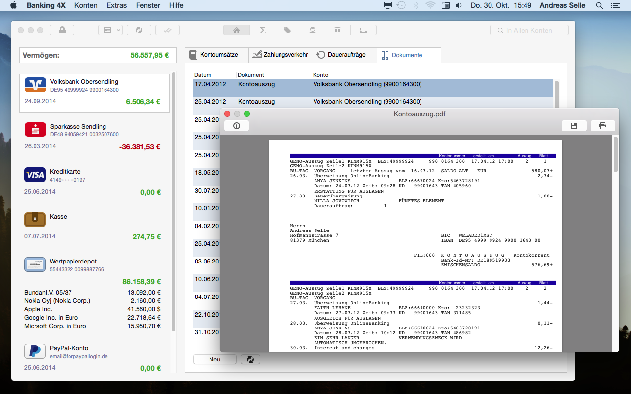 Erstveröffentlichung: Banking 4 jetzt auch für den Mac, Subsembly GmbH, Story - PresseBox