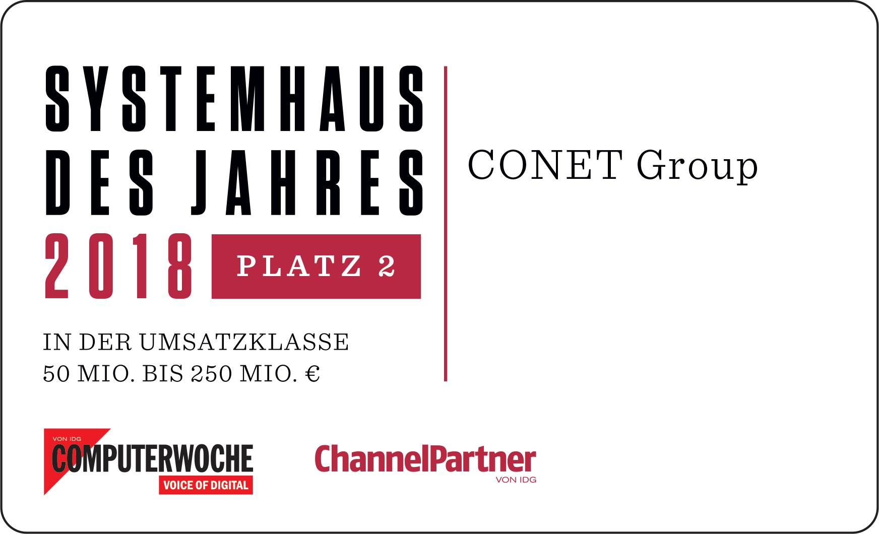 CONET belegt in Systemhausstudie den 2. Platz der besten ...